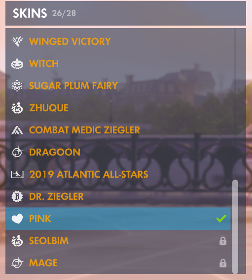 Selling Pink Atlantic Mercy Other Rare Skins Gold Border Epicnpc