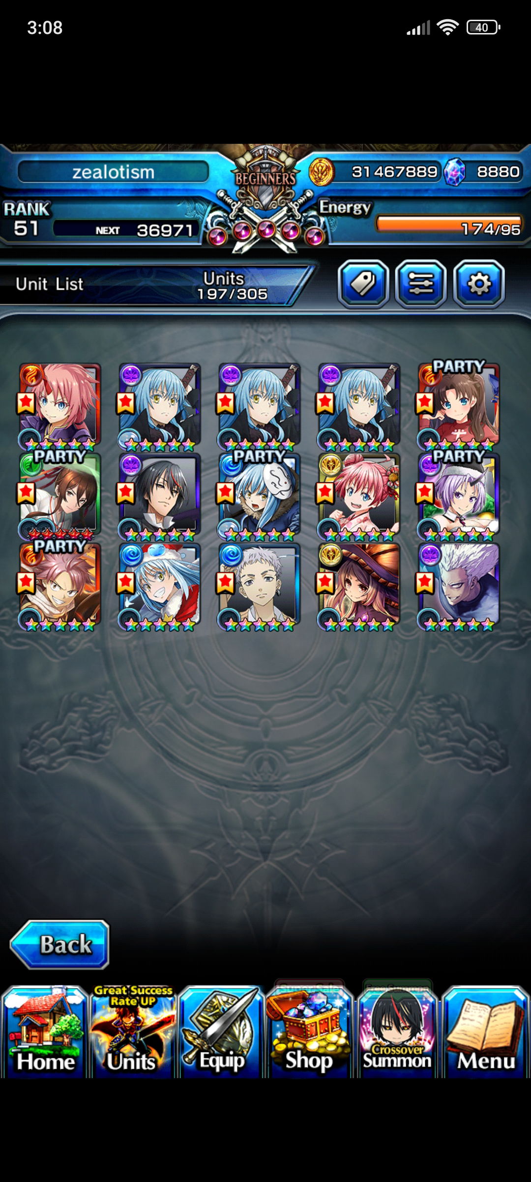 Sold ⭐ 9000 Gems Ny Rimuru Hart Dl Rimuru Sagiri Rin Diabloshion And More Epicnpc