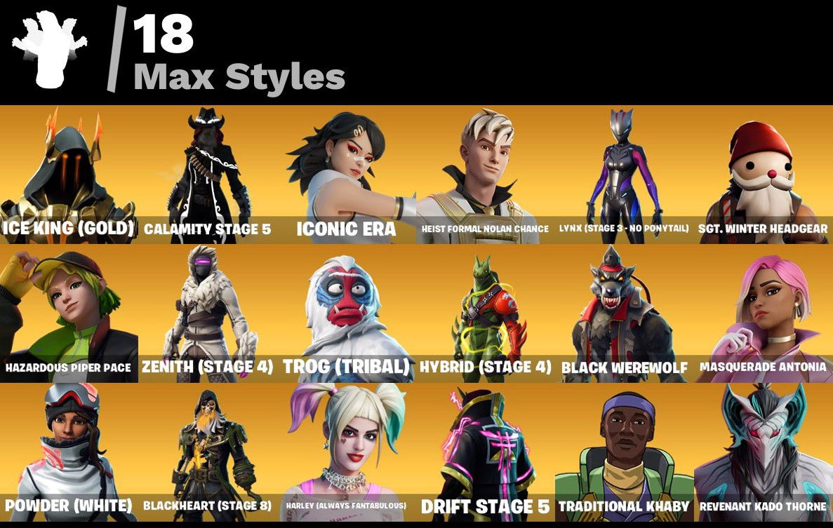 77 Skins Og Stw Founders Ultimate Edition 120pl Nocturno Drumroll Schematics Epicnpc