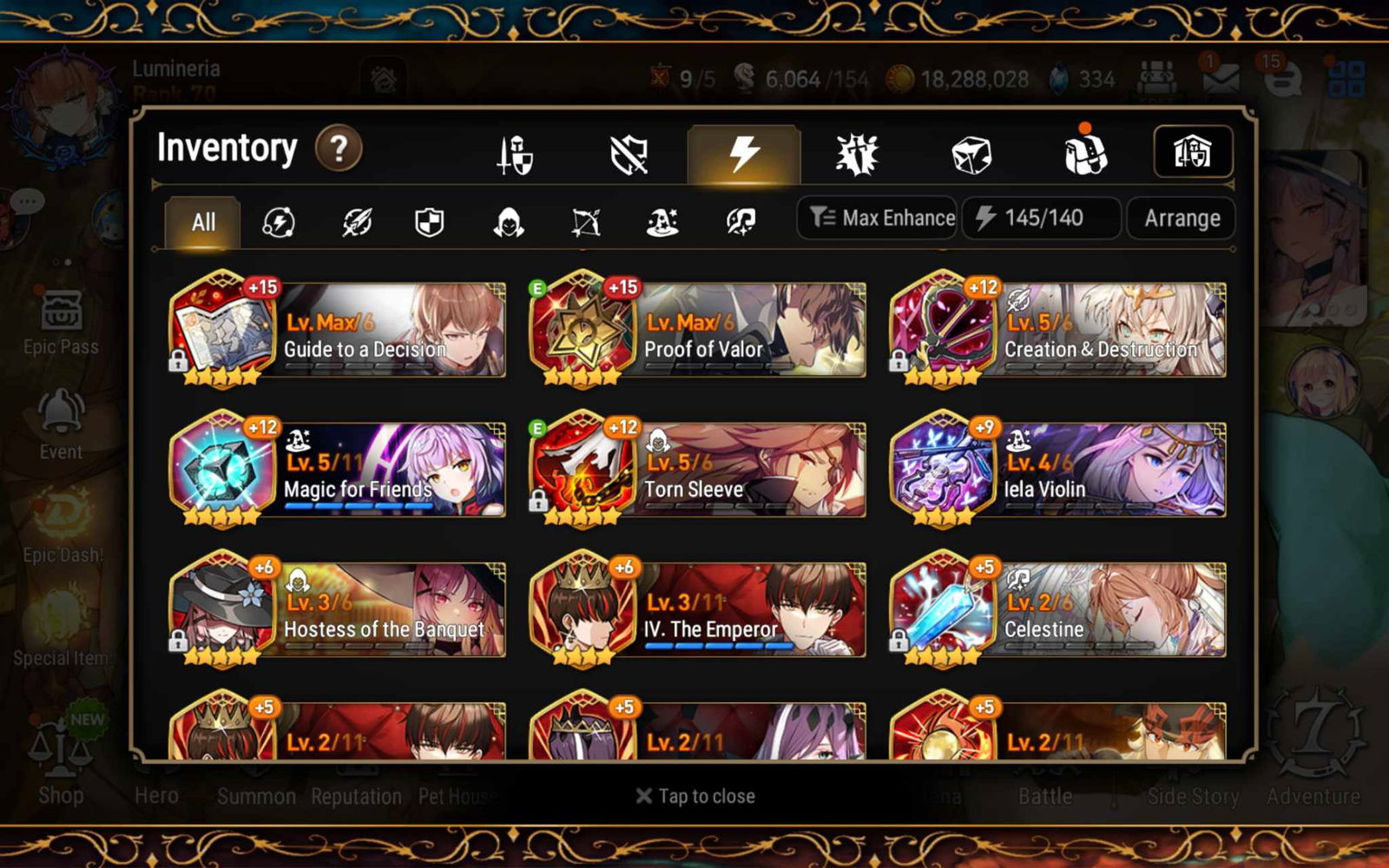 SOLD - Epic 7 endgame with collabs meta units 34 MLs 12 ML5s and more $60 - EpicNPC